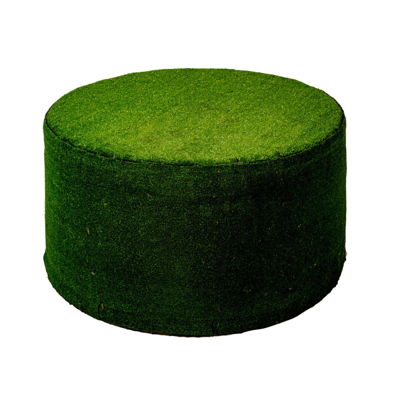 Round Ottoman - Turf Hire Melbourne | Feel Good Events