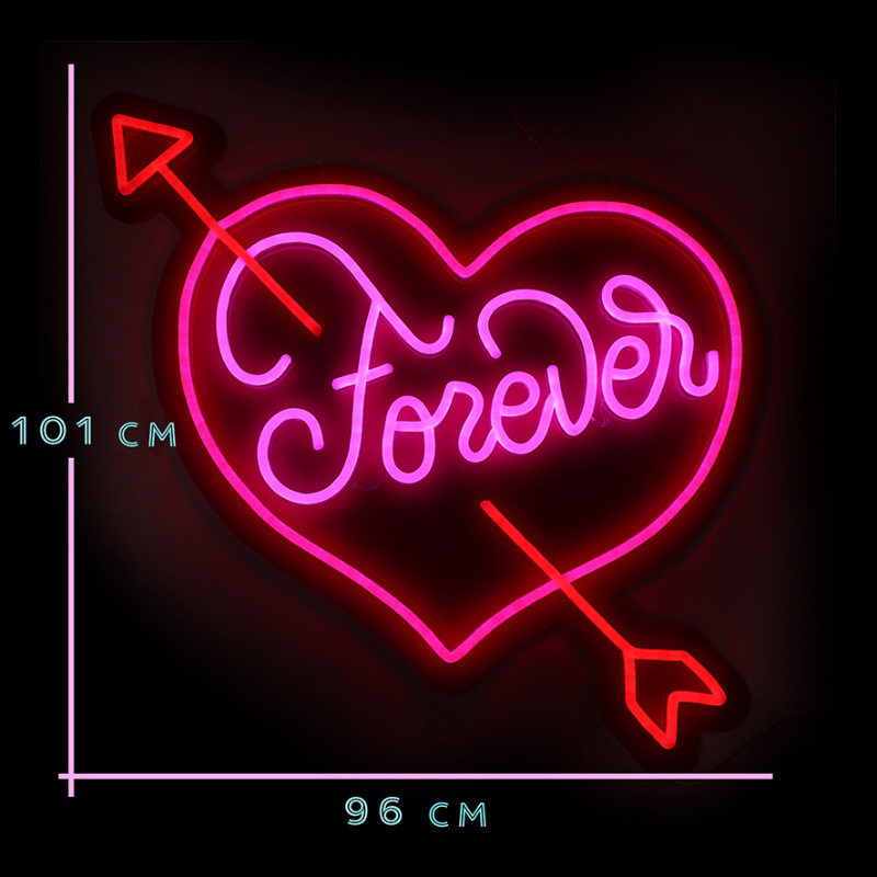 Forever Heart Neon Sign Hire Melbourne | Feel Good Events