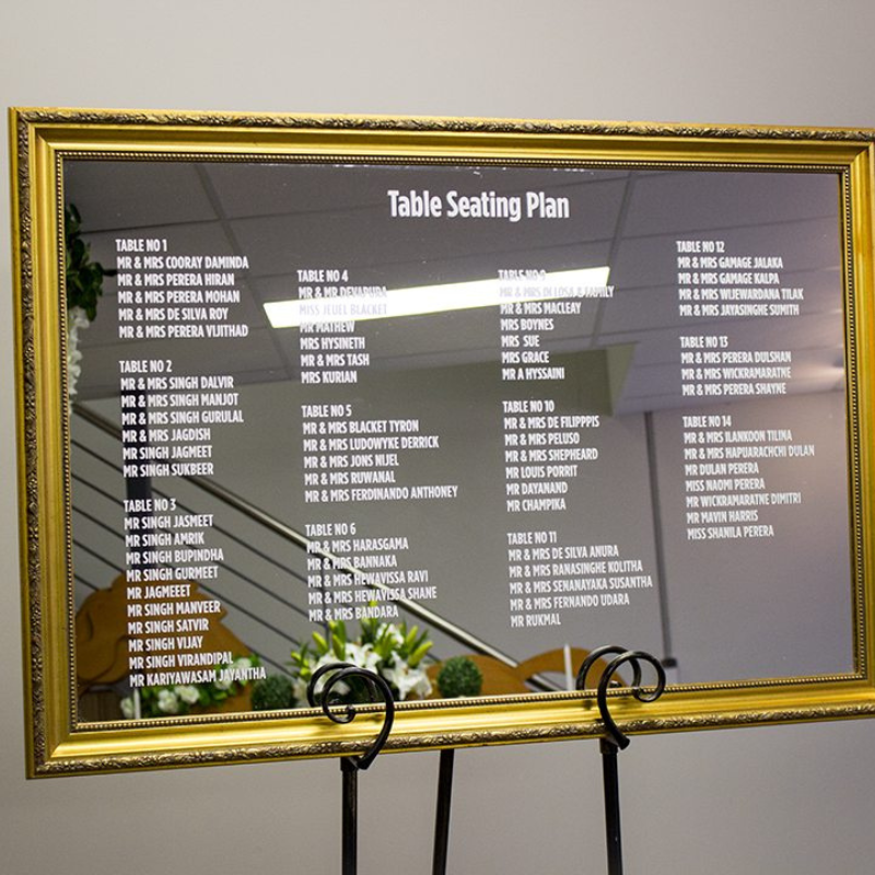 Mirror Stickers/Decals Hire Melbourne | Feel Good Events