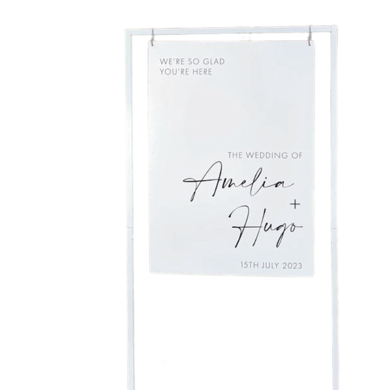 Welcome Signs - Frame Hire Melbourne | Feel Good Events