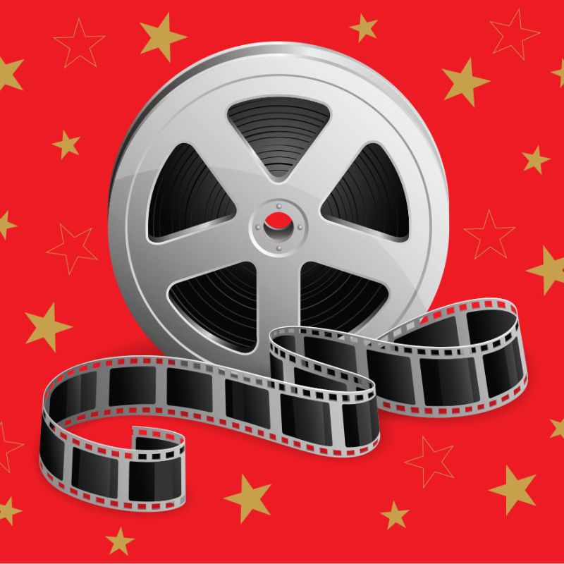 Movie Reel Backdrop Hire Melbourne | Feel Good Events