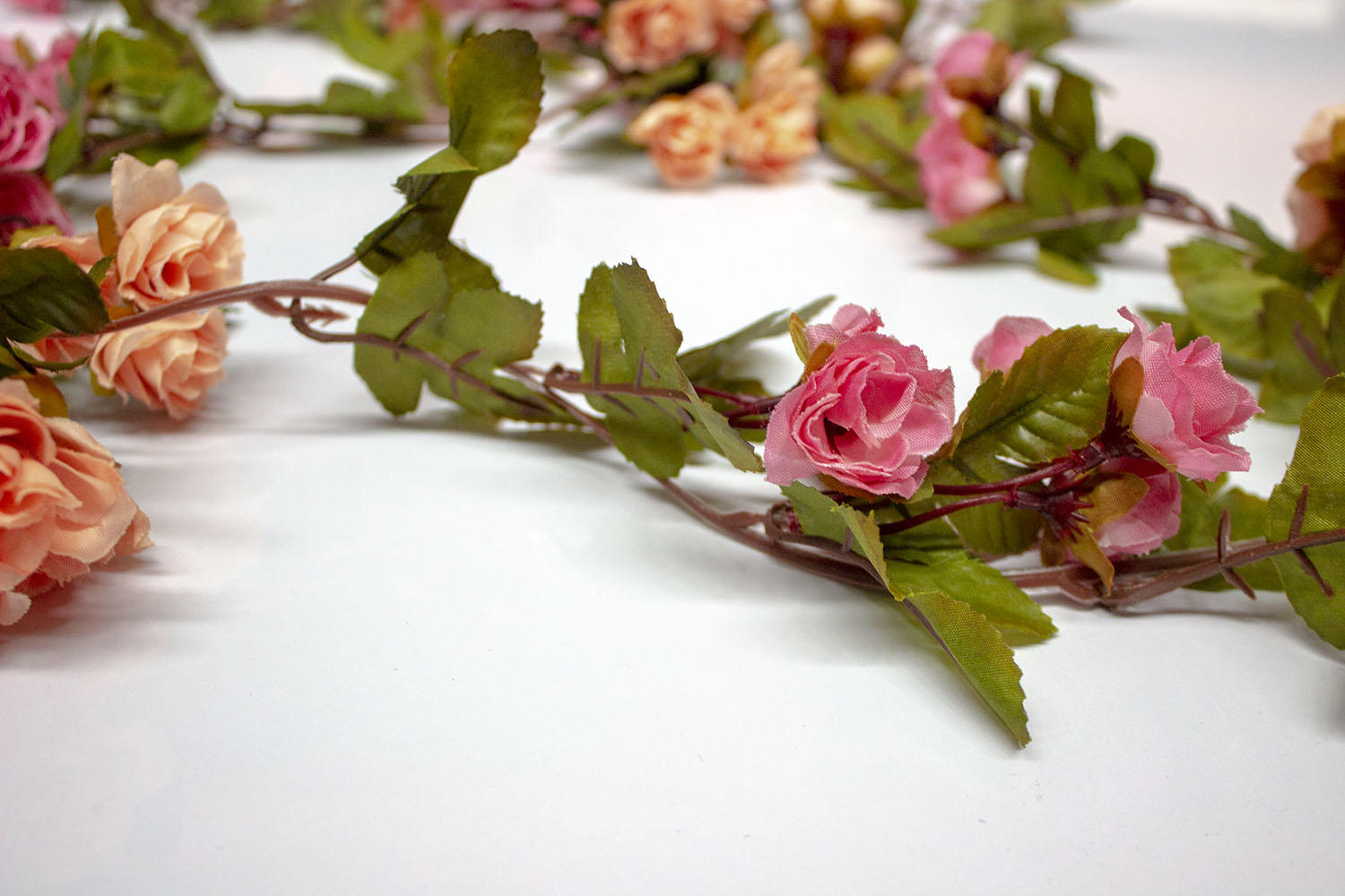 Rose Bud Leaf Garland Hire Melbourne | Feel Good Events