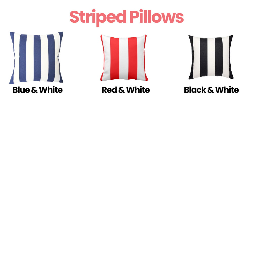 Cushion Striped Hire Melbourne | Feel Good Events