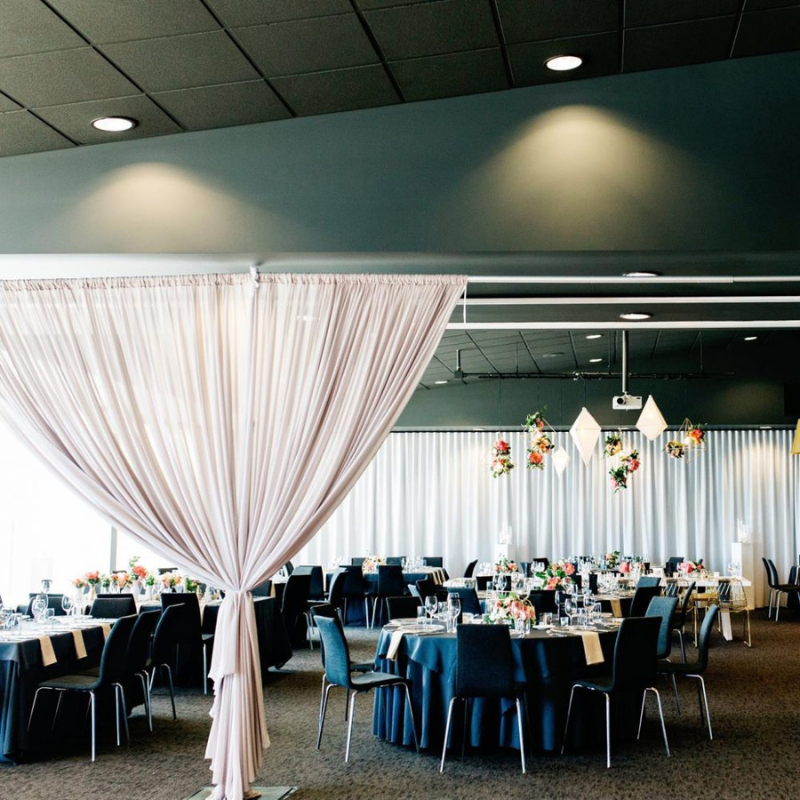 Chiffon Drapes Bone Hire Melbourne | Feel Good Events